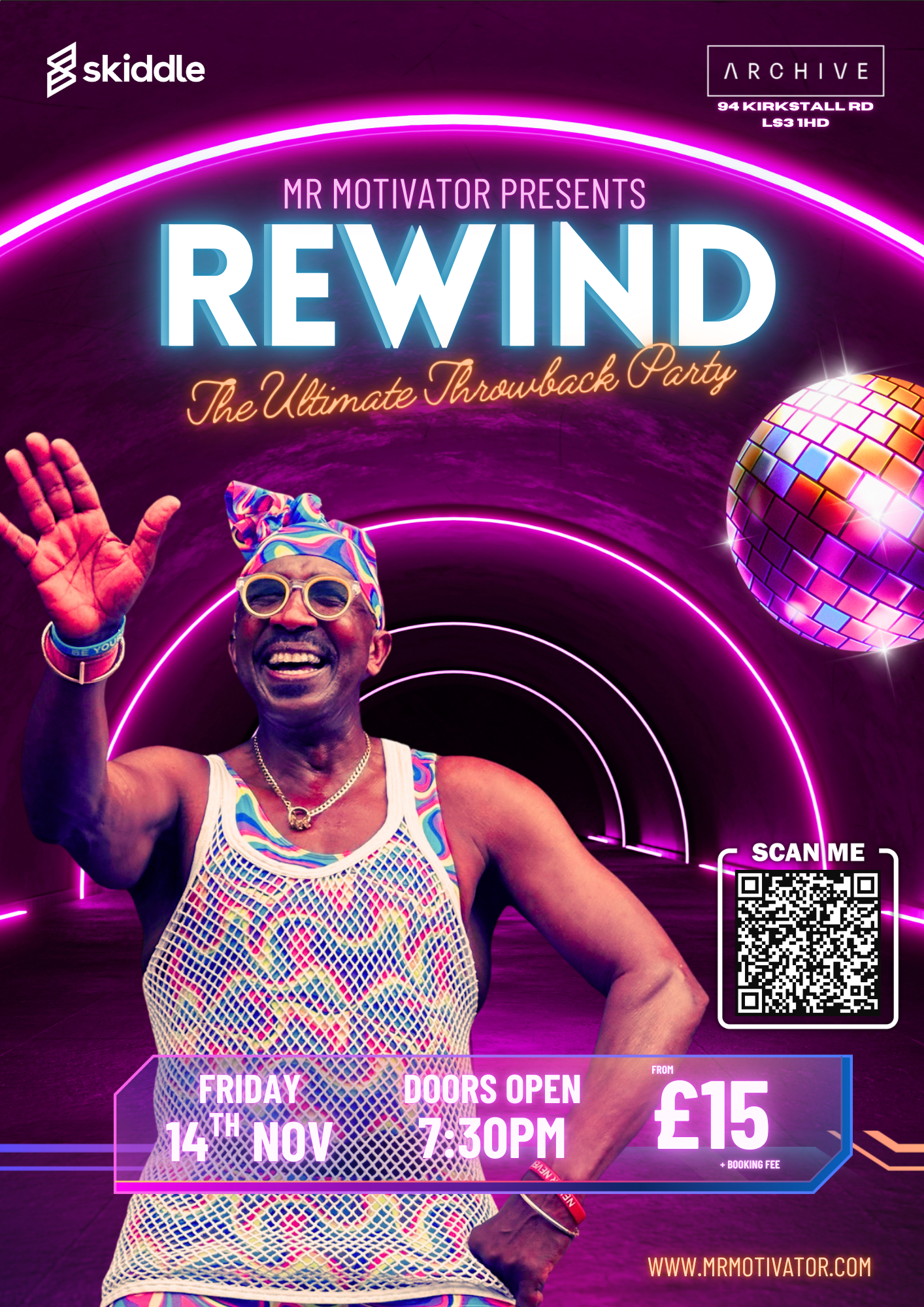 Events - Mr Motivator - Movement Is Medicine